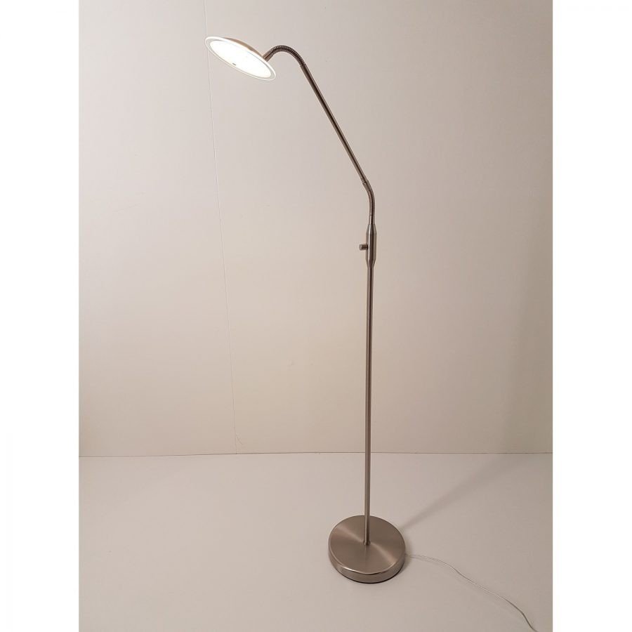Leeslamp Jupiter 1-lichts 6W Led staal met dimmer kopen? Groot assortiment!