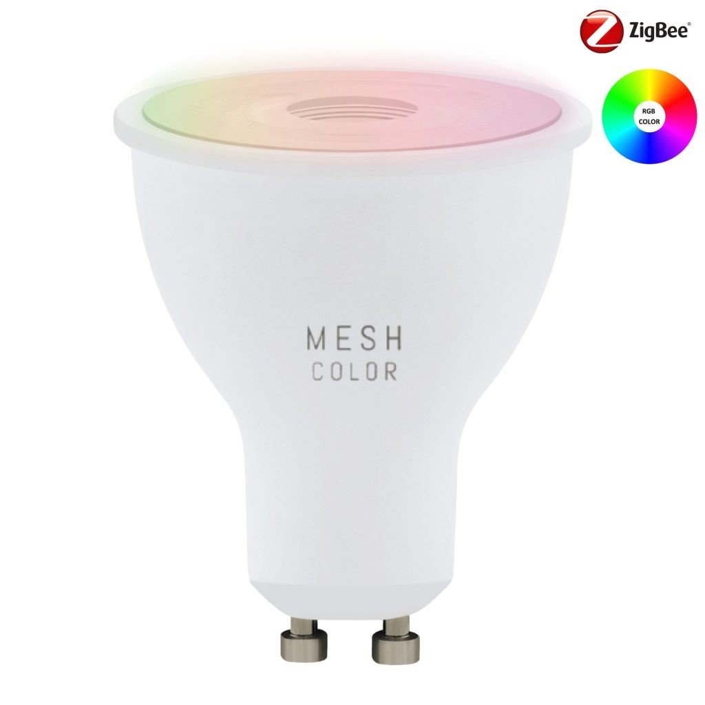 EGLO Connect-Z Zigbee LED Lamp GU10 6 Watt 345Lm Wit+RGB ( HUE GESCHIKT ...