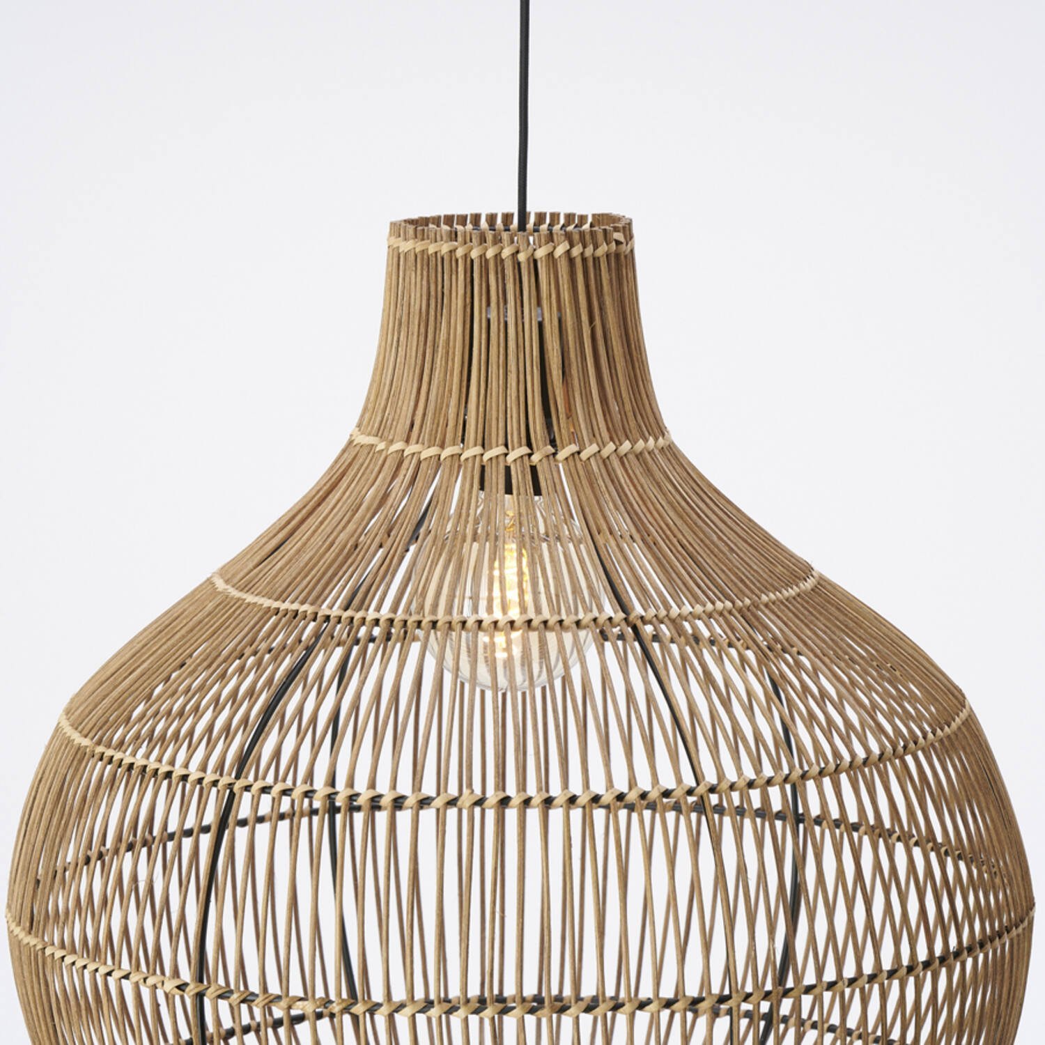 Hanglamp Ø50x51,5 cm PACINO rotan donker bruin kopen? Groot assortiment!