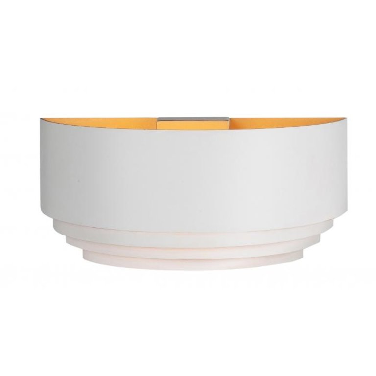 Wandlamp Elena wit met goud | Lampenhuis