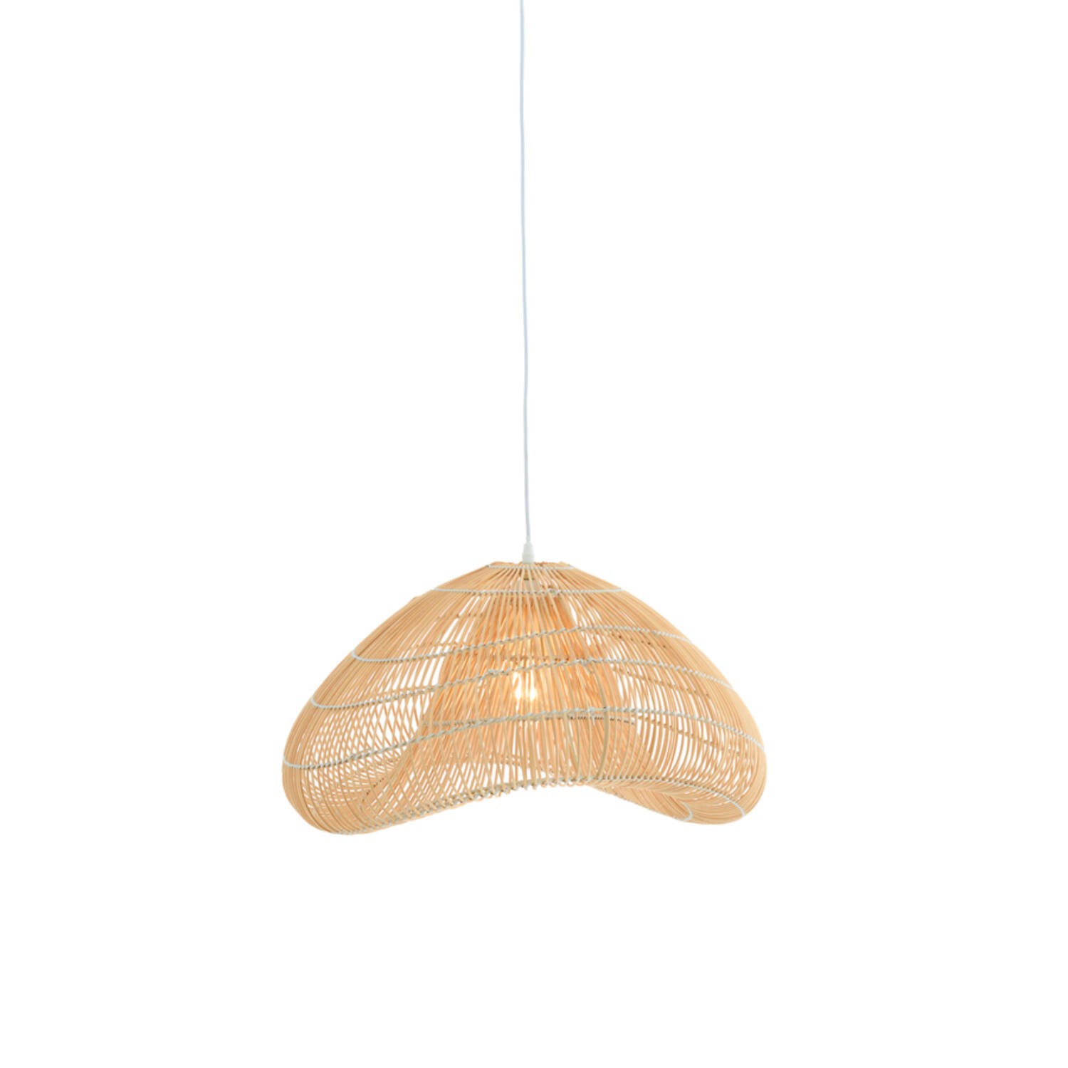 Hanglamp 54x52,5x30,5 cm JANZUR rotan naturel kopen? Groot assortiment!