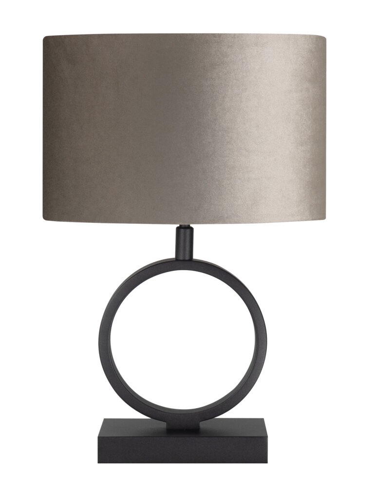 Tafellamp Siena zwart met kap kopen? Groot assortiment!